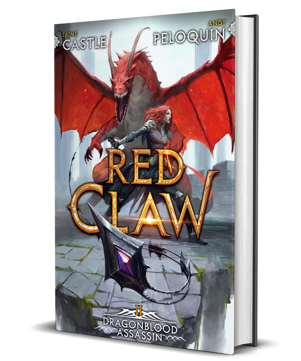 SIGNED Hardcover -- Red Claw (Dragonblood Assassin #2) – Andy Peloquin